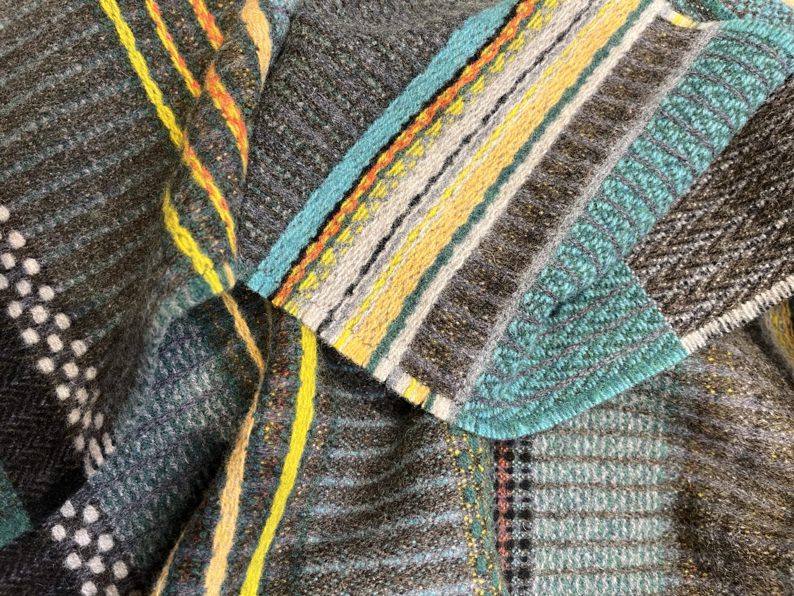 Wallace#Sewell - Wainscott Jade lambswool tørklæde | 1+1 Textil